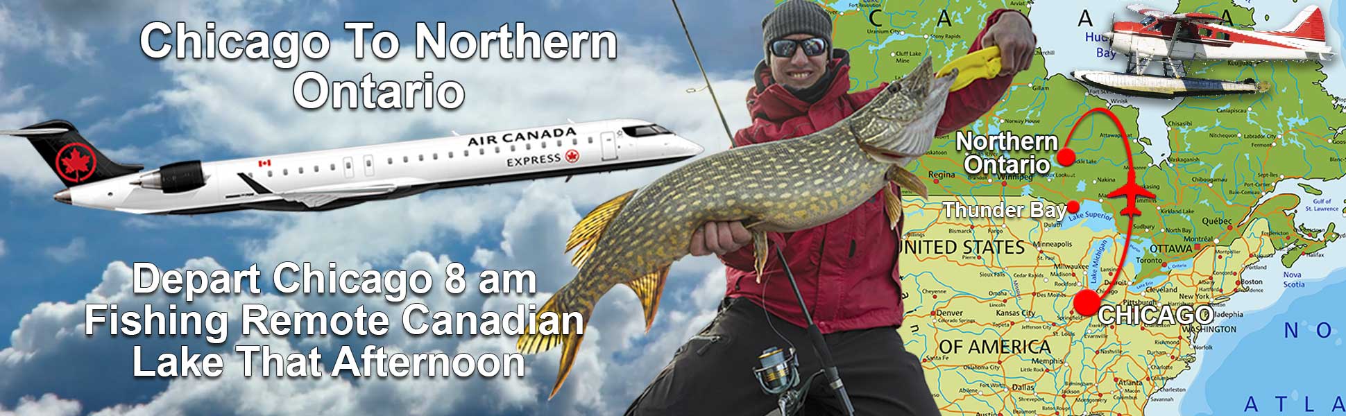 Flights From Chicago To Ontario Fishing Trips